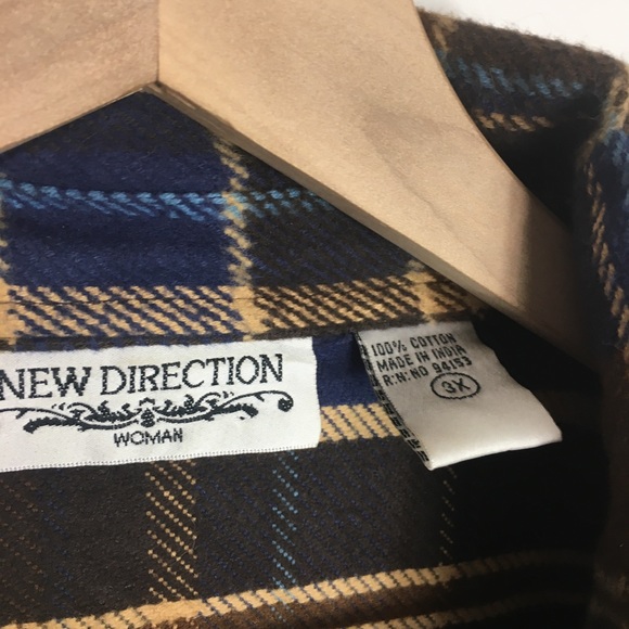 new directions | Jackets & Coats | New Directions Plaid Blazer 3x ...